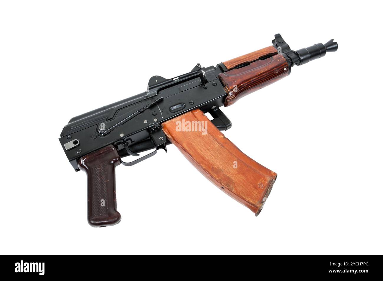 Russian automatic rifle AKS-74U Stock Photo - Alamy