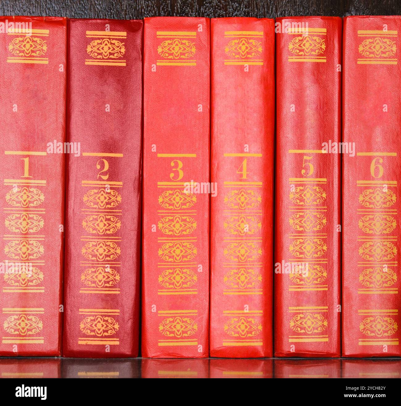 Old books standing in hi-res stock photography and images - Alamy