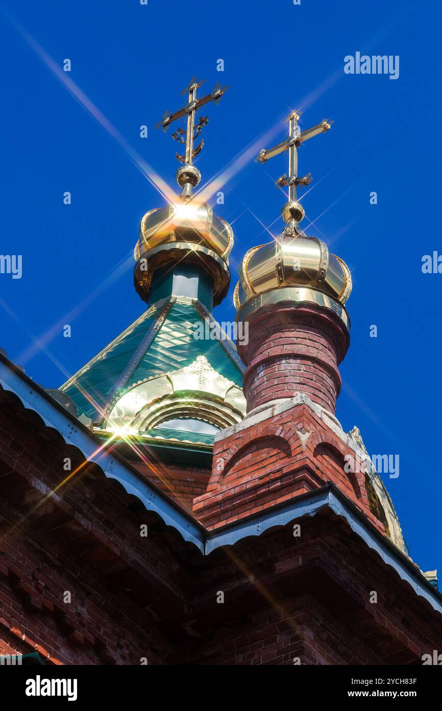 Traditional blue cupolas hi-res stock photography and images - Alamy