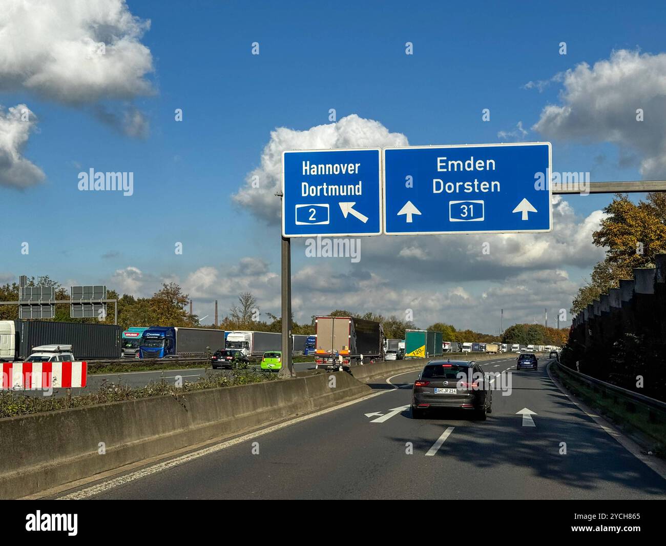 Autohof A2 Richtung Hannover