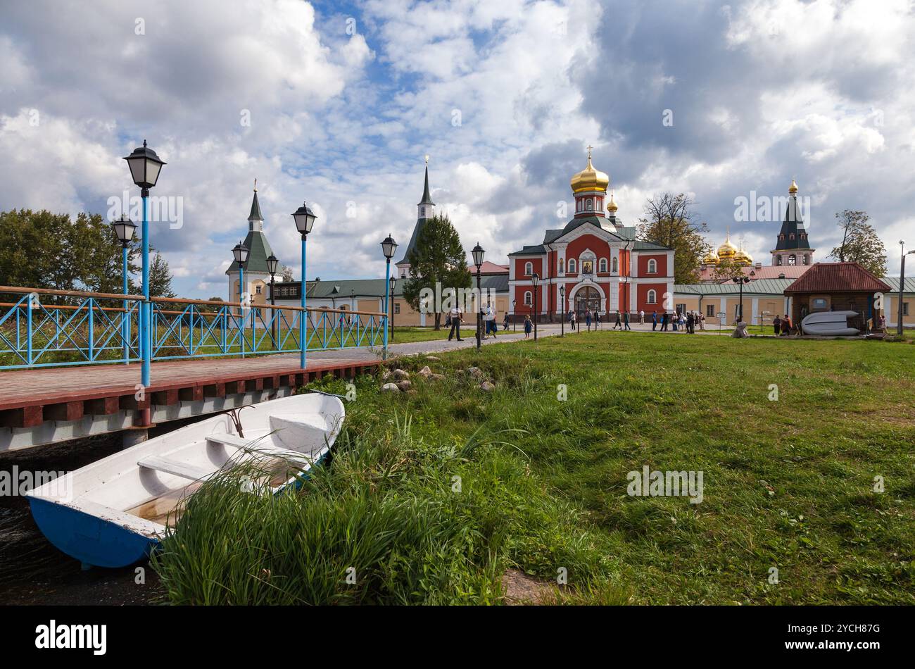 Monastery on lake shore hi-res stock photography and images - Alamy