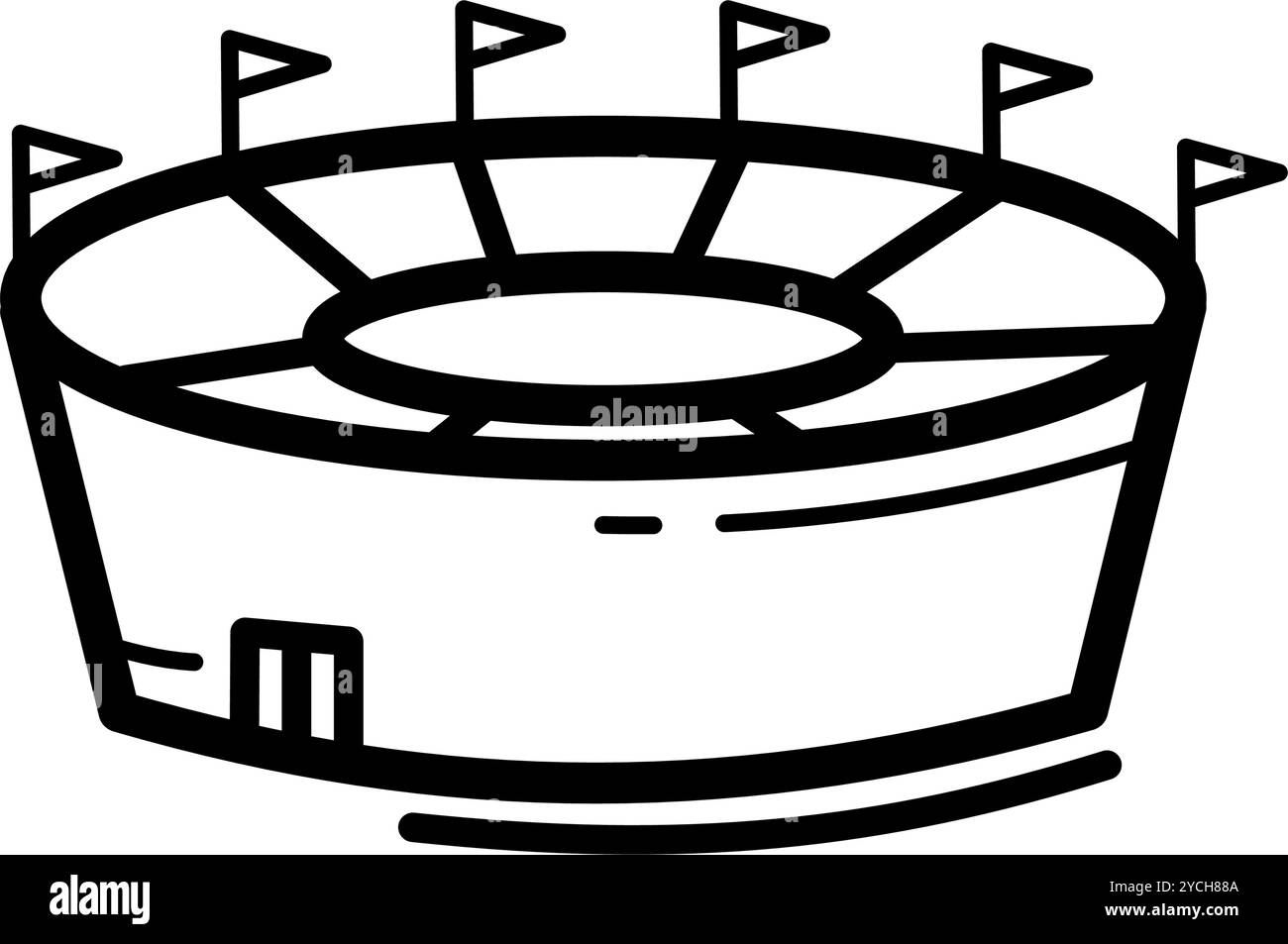 sports stadium - vector icon Stock Vector Image & Art - Alamy