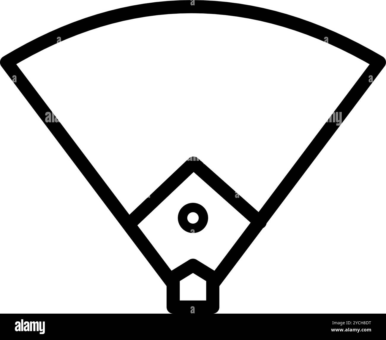 Baseball field icon hi-res stock photography and images - Alamy