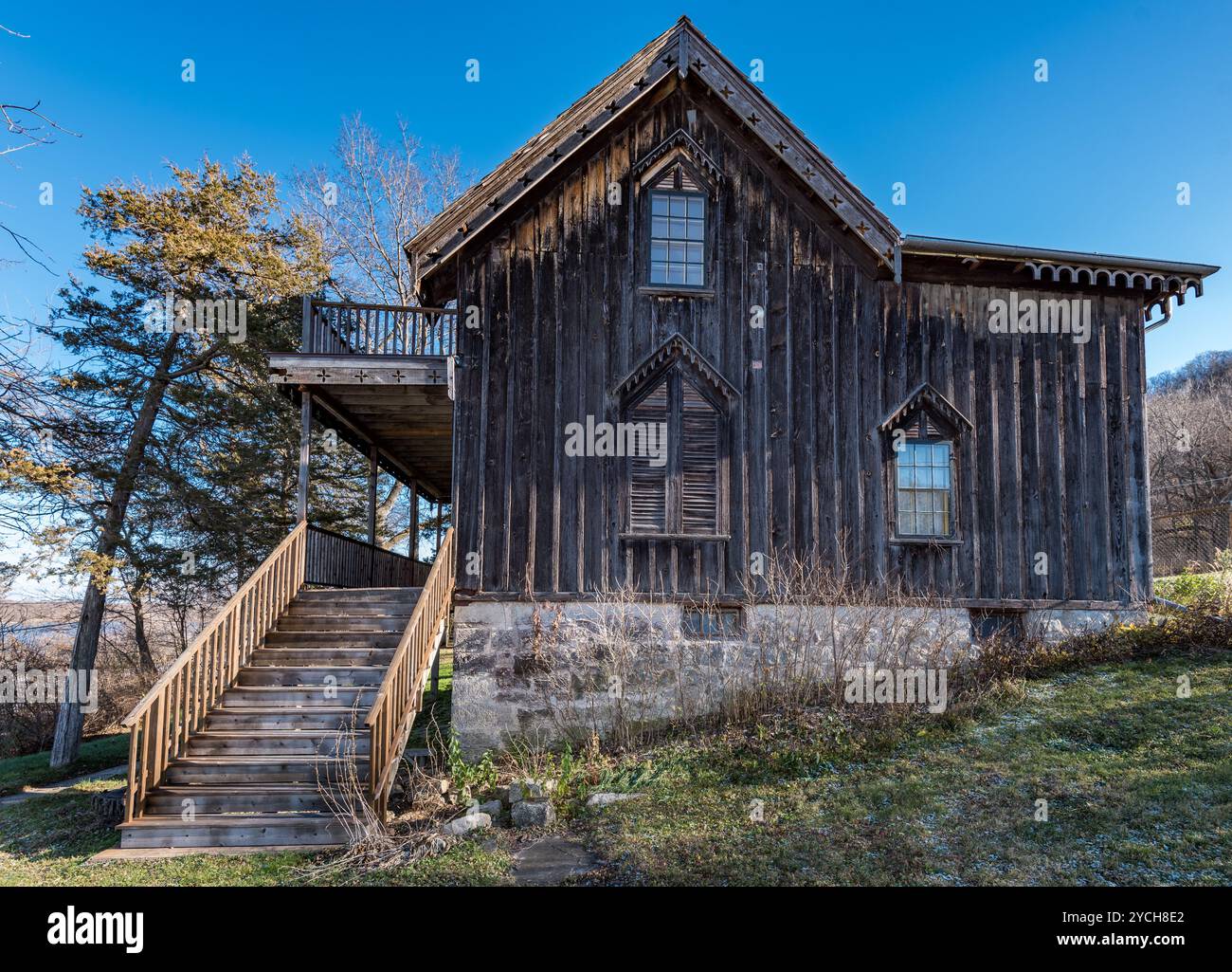 The Historic Gothic Revival Bunnell House in Homer near Winona ...