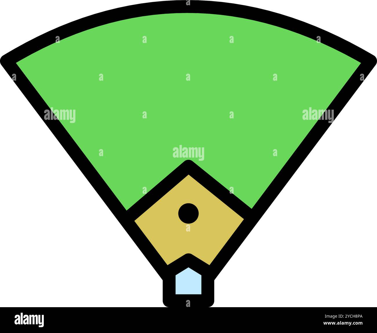 Baseball field icon hi-res stock photography and images - Alamy