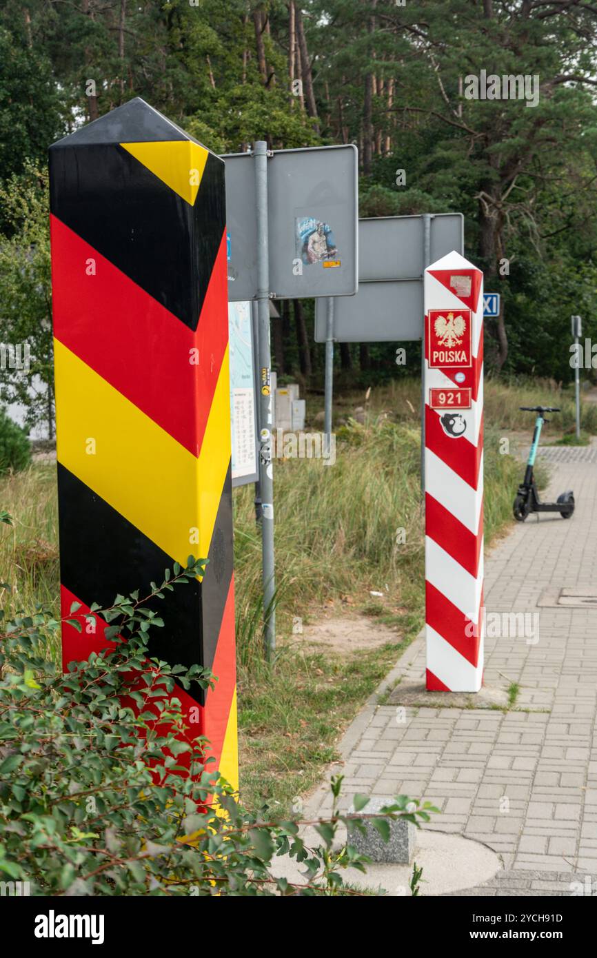 Grenzpfahl deutsche grenze hi-res stock photography and images - Alamy