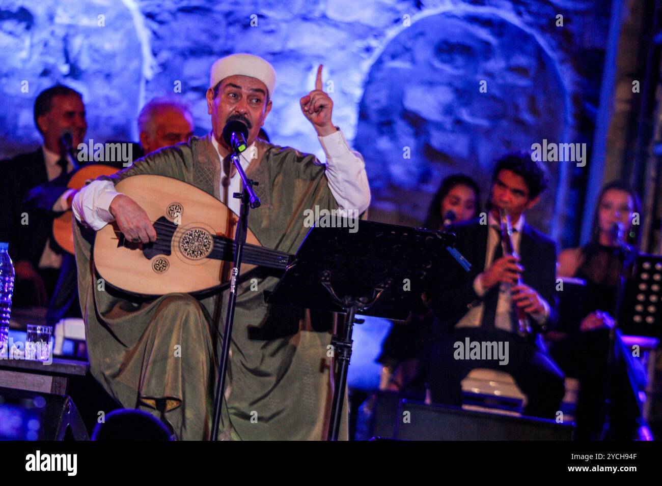 Bizerte, Tunisia. 07 August 2024. Tunisian artist Lotfi Bouchnak ...