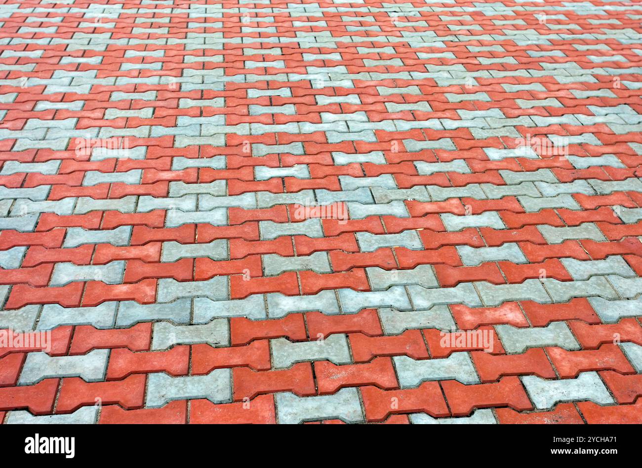Red grey paving tiles background hi-res stock photography and images ...