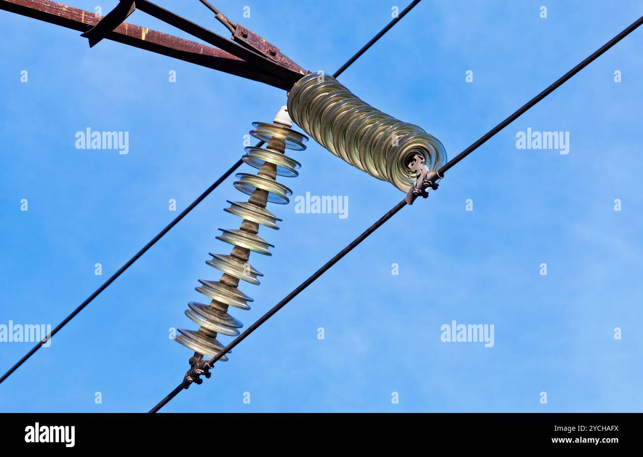 High voltage electricity pylon Stock Photo - Alamy