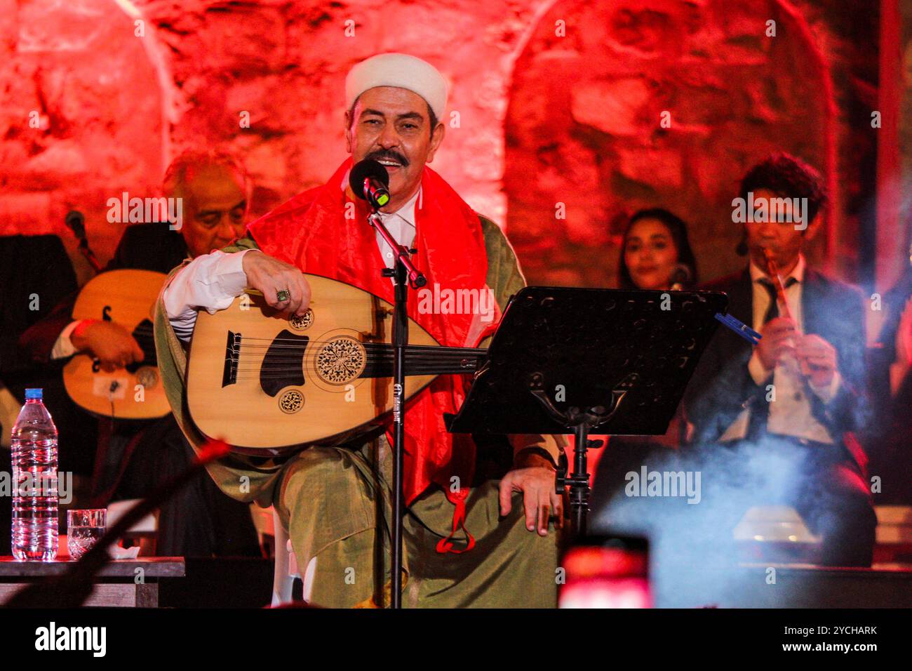 Bizerte, Tunisia. 07 August 2024. Tunisian artist Lotfi Bouchnak ...