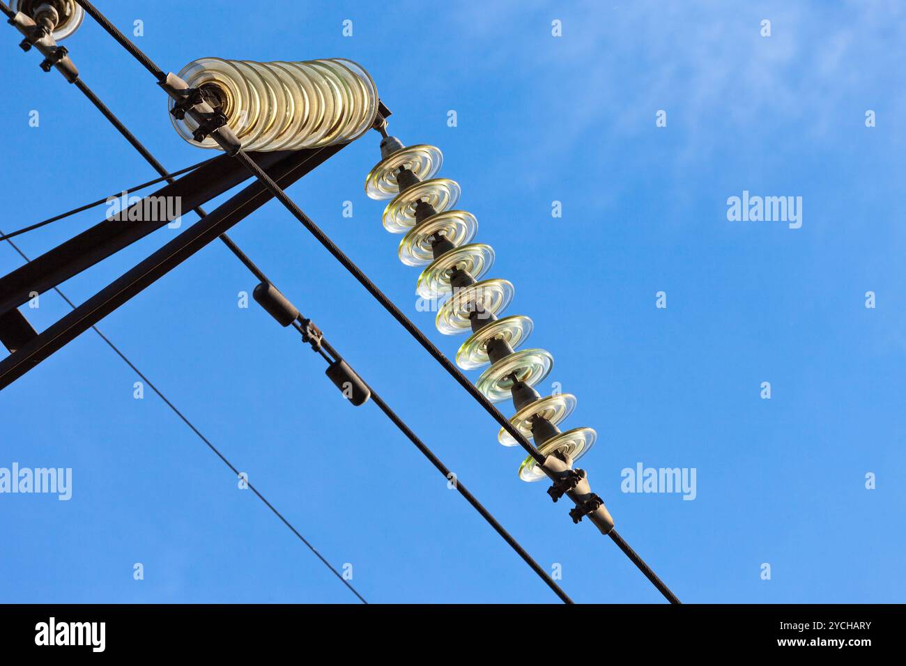 High voltage electricity pylon Stock Photo - Alamy