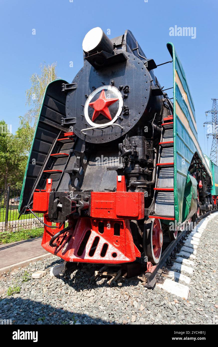 Locomotive red star hi-res stock photography and images - Alamy