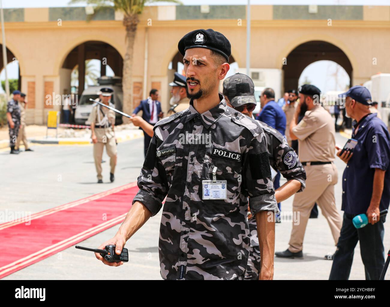 Ras Jedir border crossing, Tunisia. 01 July 2024. The interior minister ...