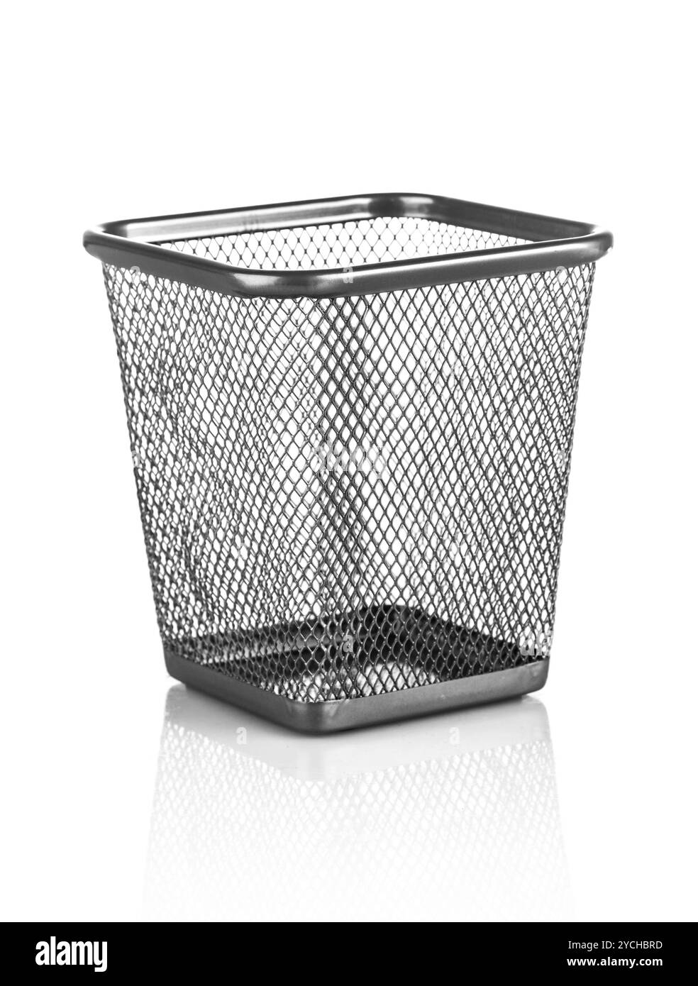 Steel trash bin Cut Out Stock Images & Pictures - Alamy