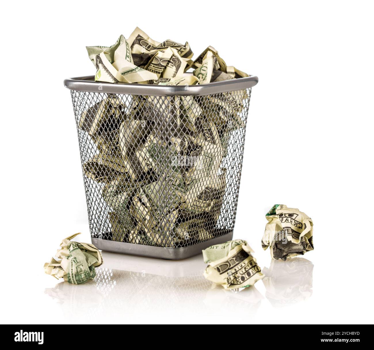 Money crumpled hi-res stock photography and images - Alamy