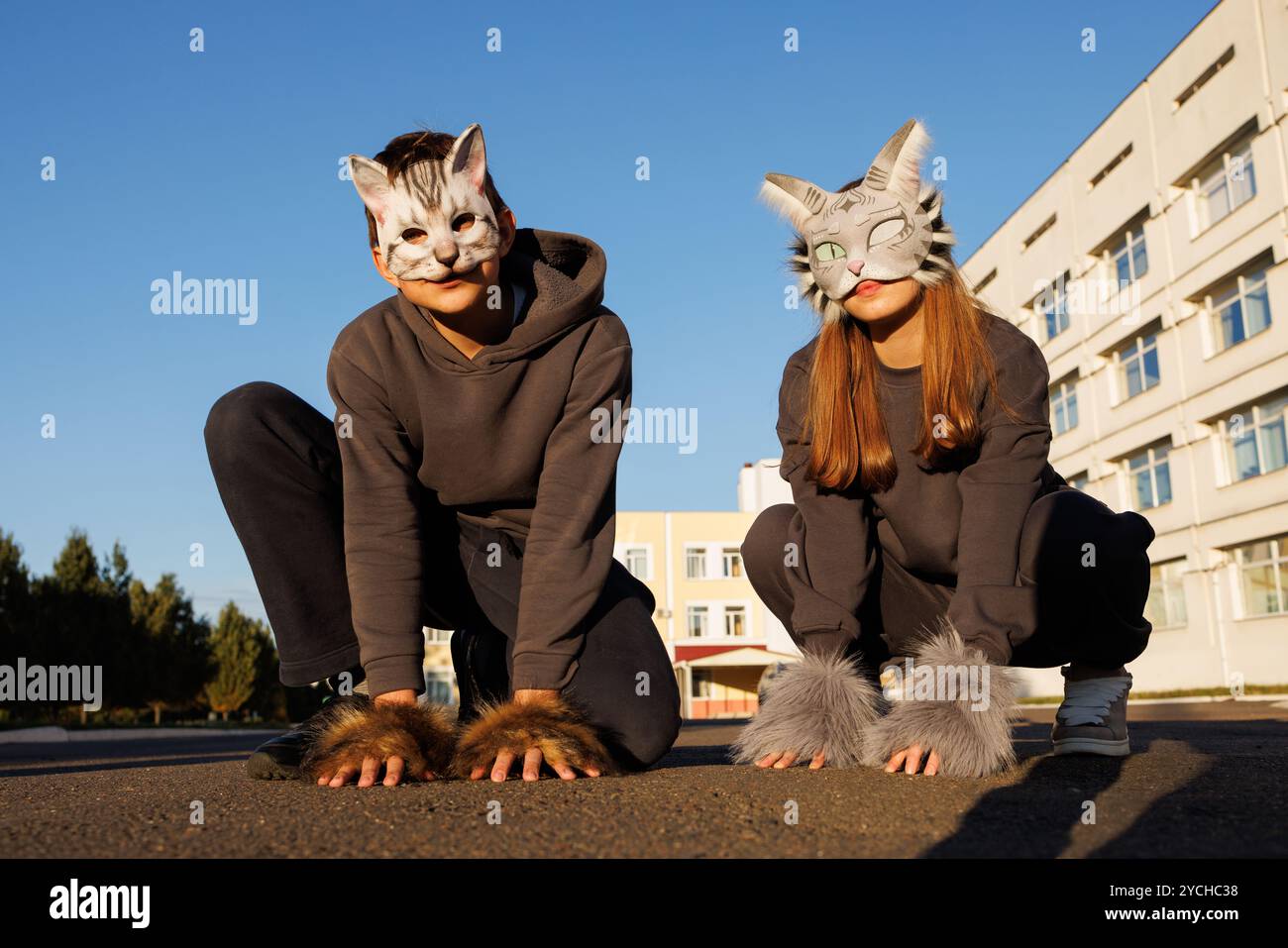 Doing quadrobics hi-res stock photography and images - Alamy