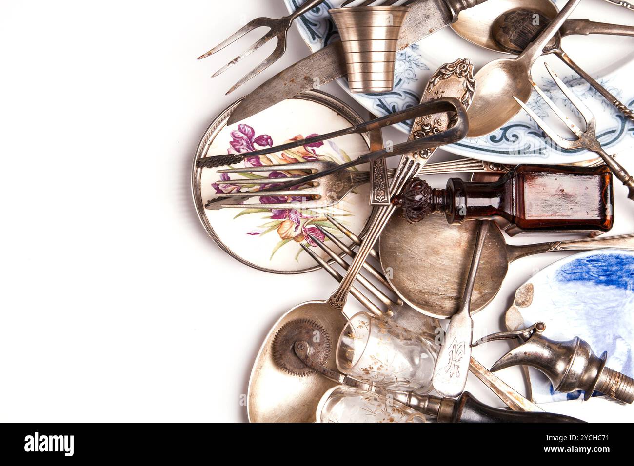 Glass silverware hi-res stock photography and images - Alamy