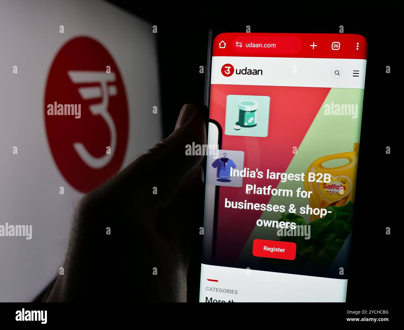 Udaan logo hi-res stock photography and images - Alamy