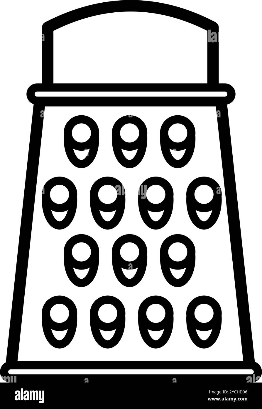 Kitchen slicer icon outline hi-res stock photography and images - Alamy