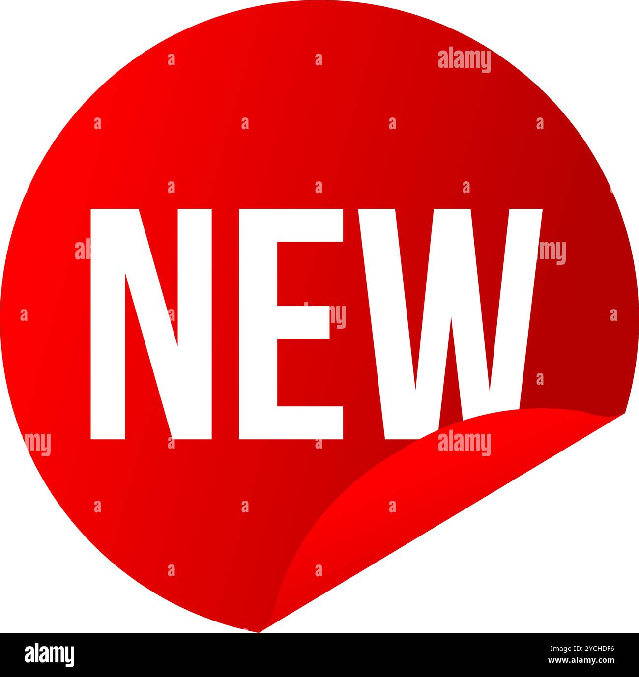 new red sticker - vector label Stock Vector Image & Art - Alamy