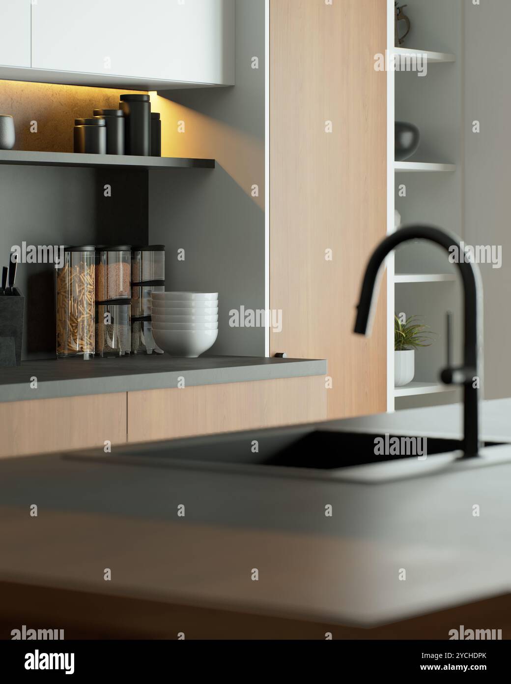 Explore contemporary kitchen design, highlighting sleek, stylish ...