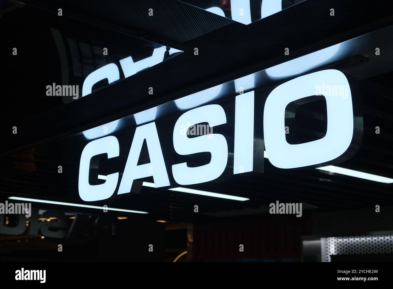 Shanghai,China-Oct.15th 2023:CASIO company brand logo Stock Photo - Alamy