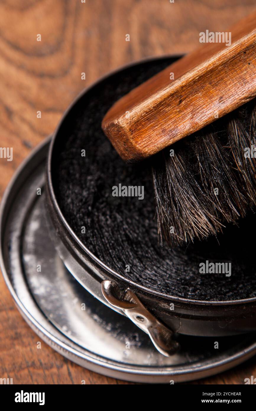 Shoe polish container hi-res stock photography and images - Alamy