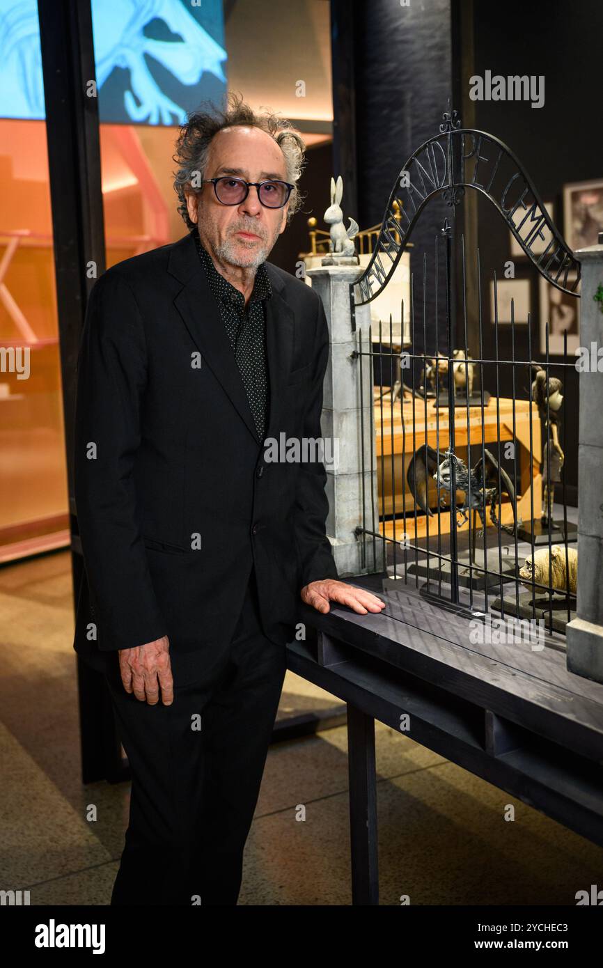 EDITORIAL USE ONLY Tim Burton visits 'The World of Tim Burton', a new ...