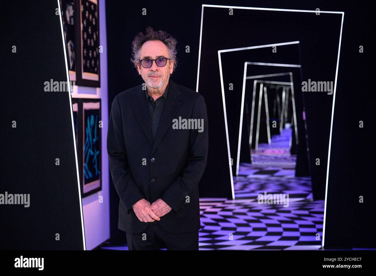 EDITORIAL USE ONLY Tim Burton visits 'The World of Tim Burton', a new ...