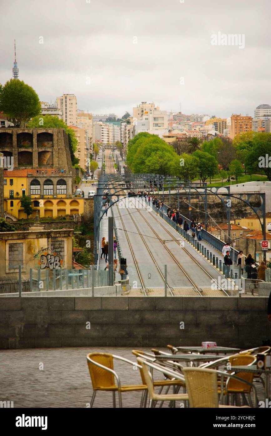 Ponte Luis I bridge, Porto Stock Photo - Alamy