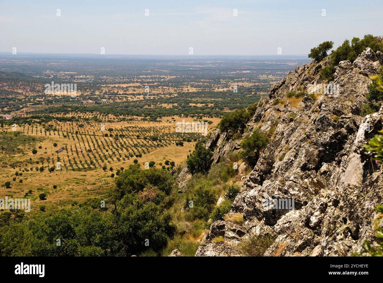 Dry landscape of Alentejo, Portugal Stock Photo - Alamy