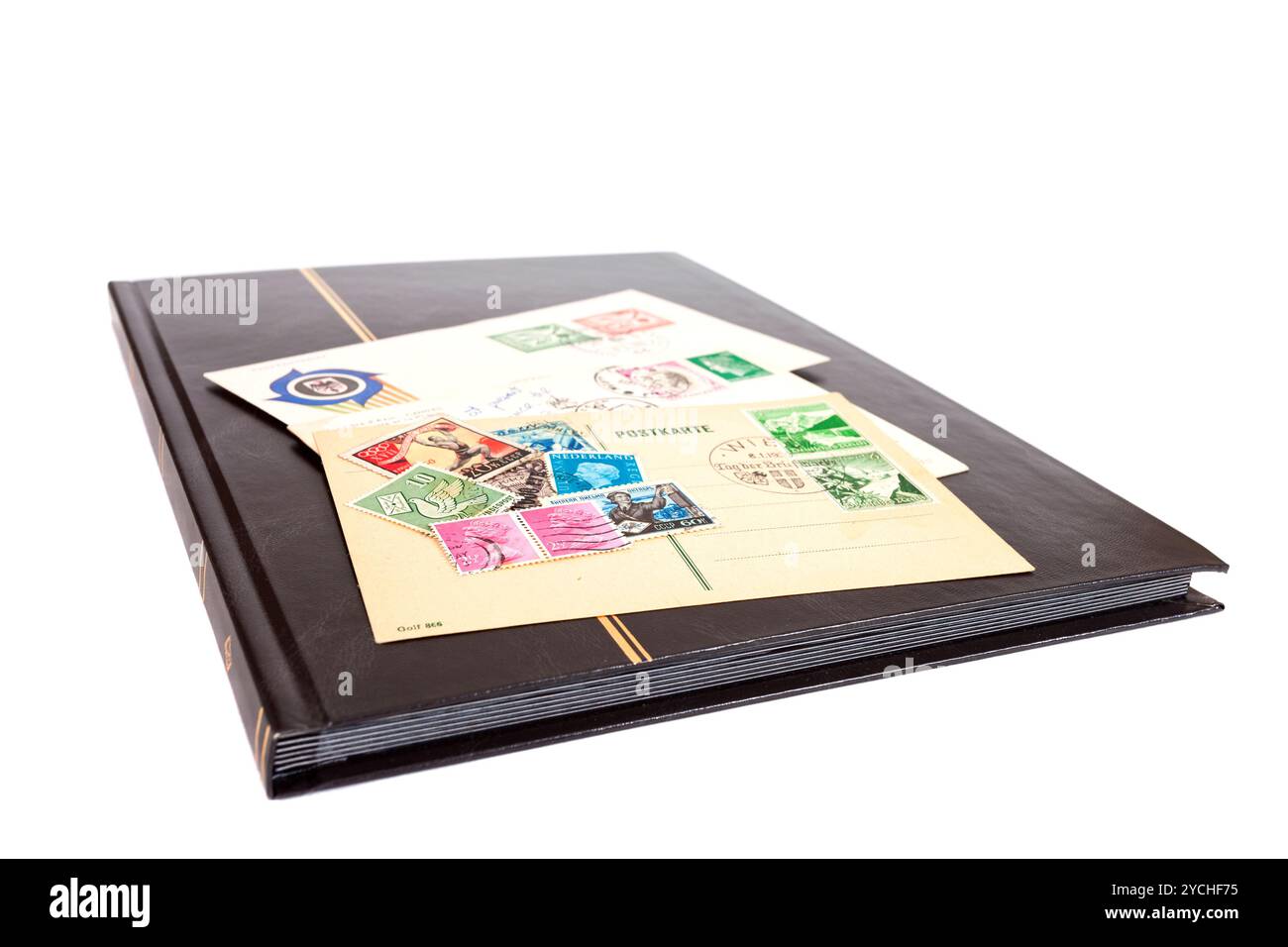 Old stamp album hi-res stock photography and images - Alamy