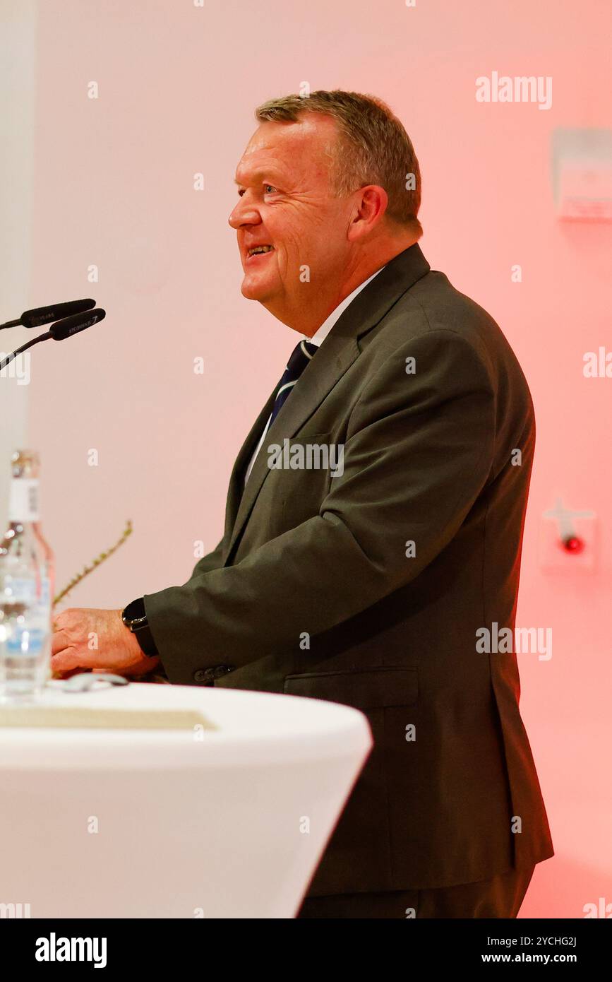 Kiel, Germany. 22nd Oct, 2024. Denmark's Foreign Minister Lars Lokke ...