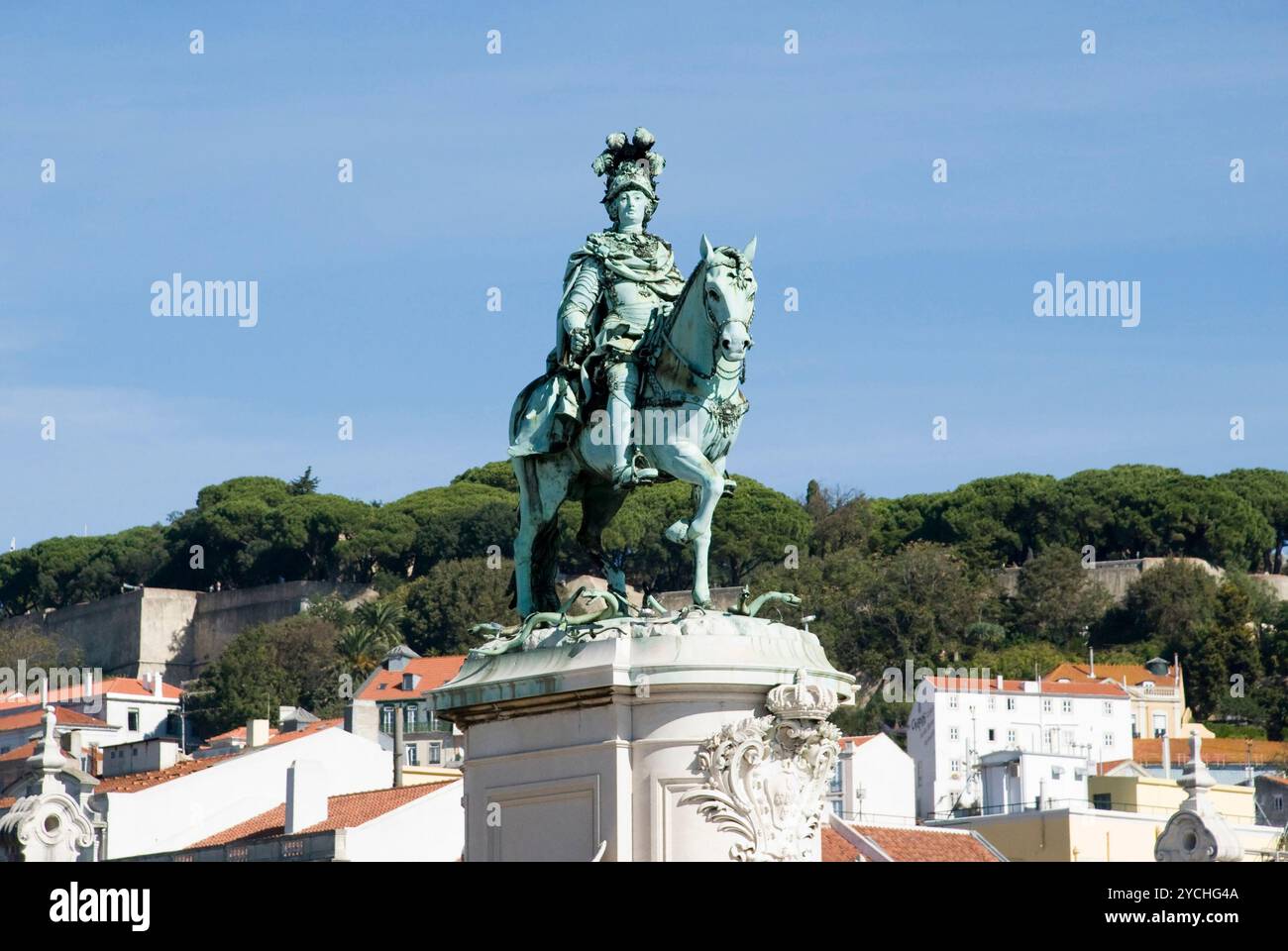 King Jose Statue, Lisbon Stock Photo - Alamy