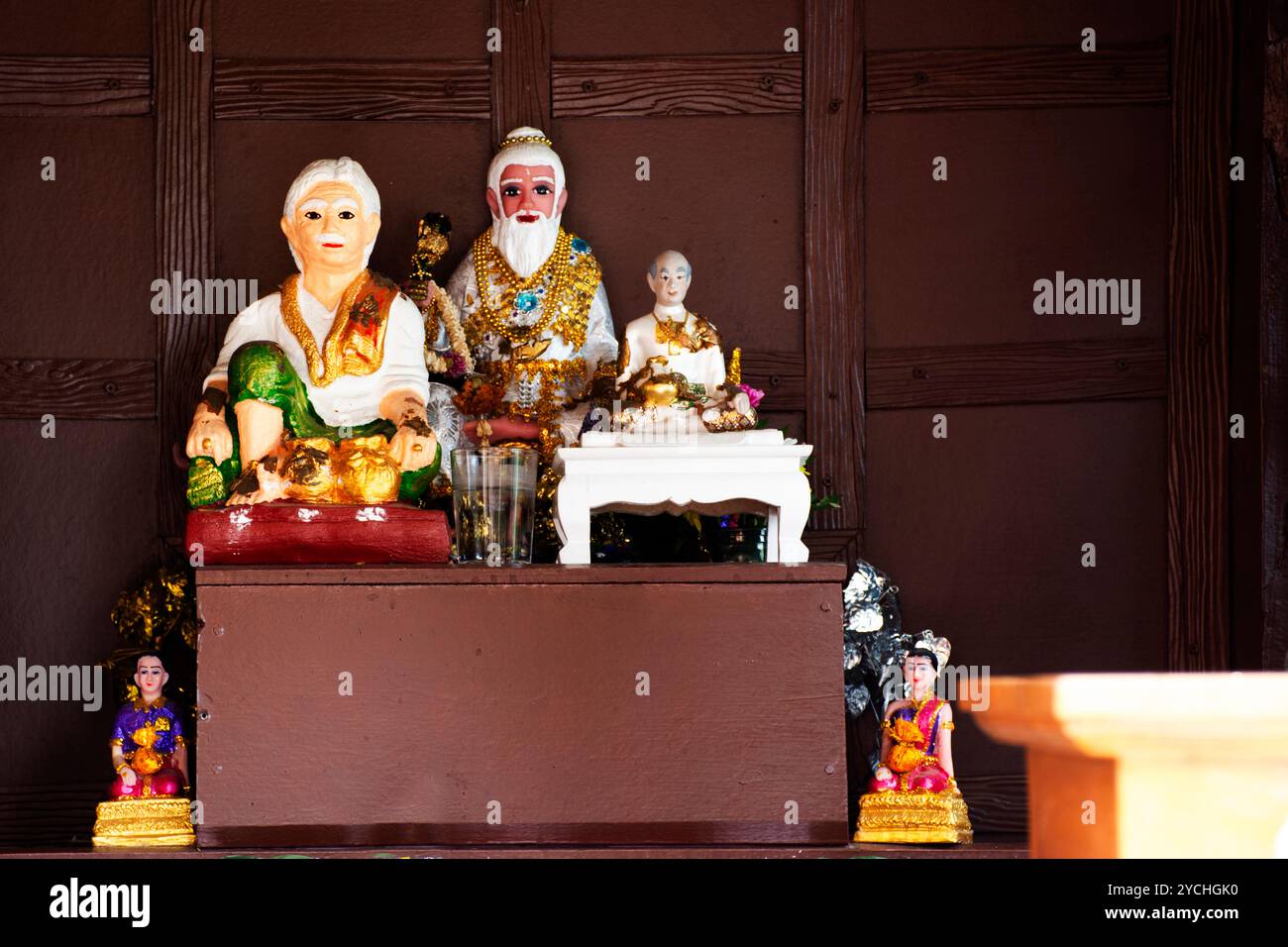 Spirit house of Grandparents Shrine or grandfather and grandmother ...