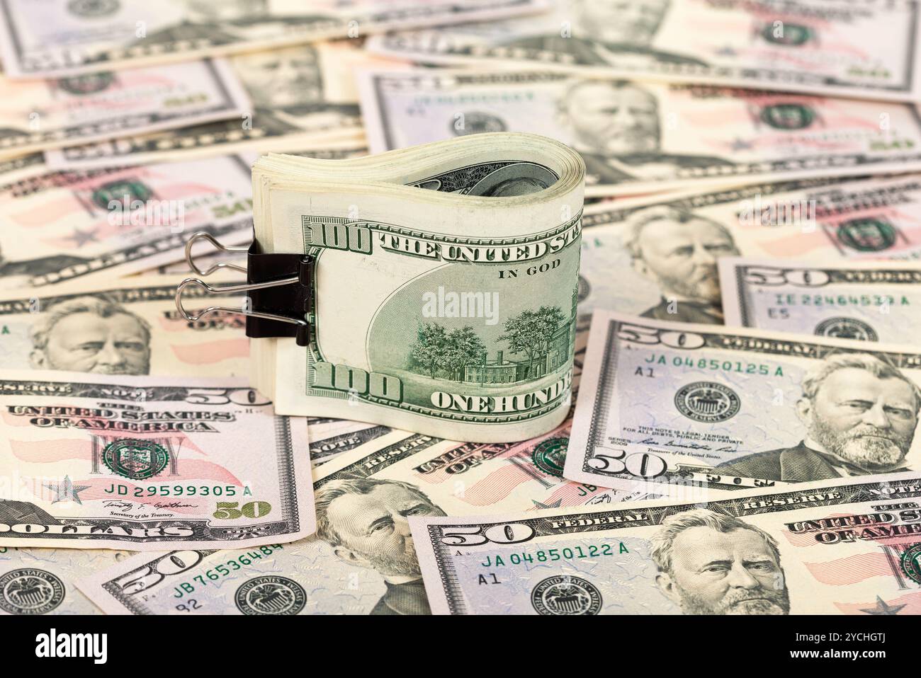 Folded money hi-res stock photography and images - Alamy