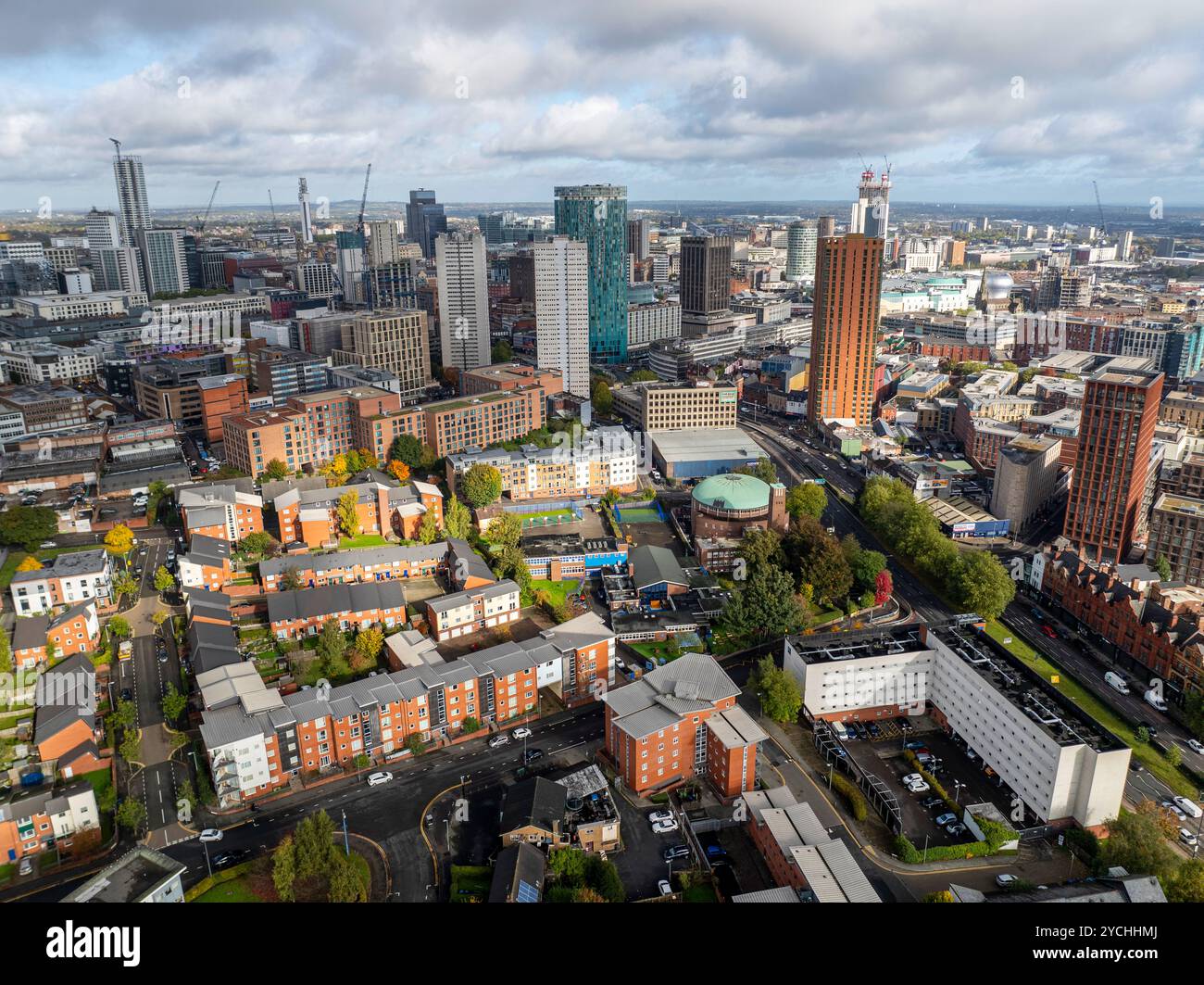 Aerial view birmingham england hi-res stock photography and images - Alamy