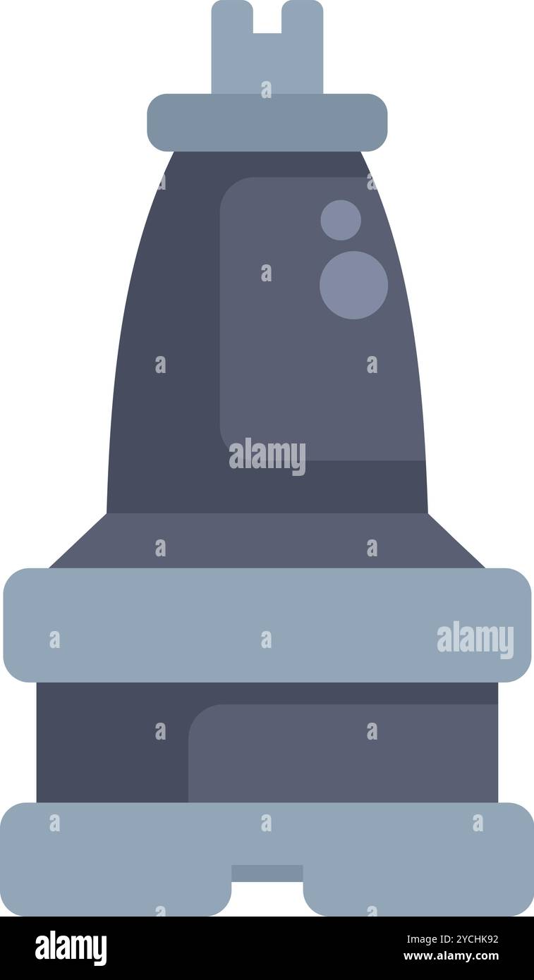 Illustration of a car part, a suspension system shock absorber ...