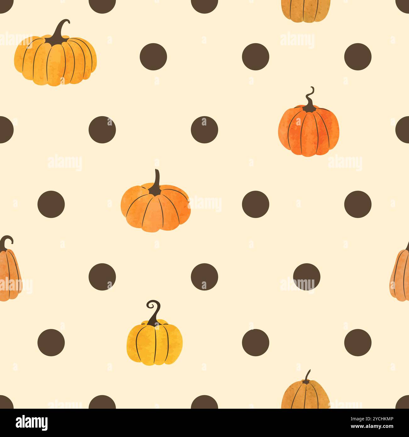 Watercolor pumpkins Stock Vector Images - Alamy