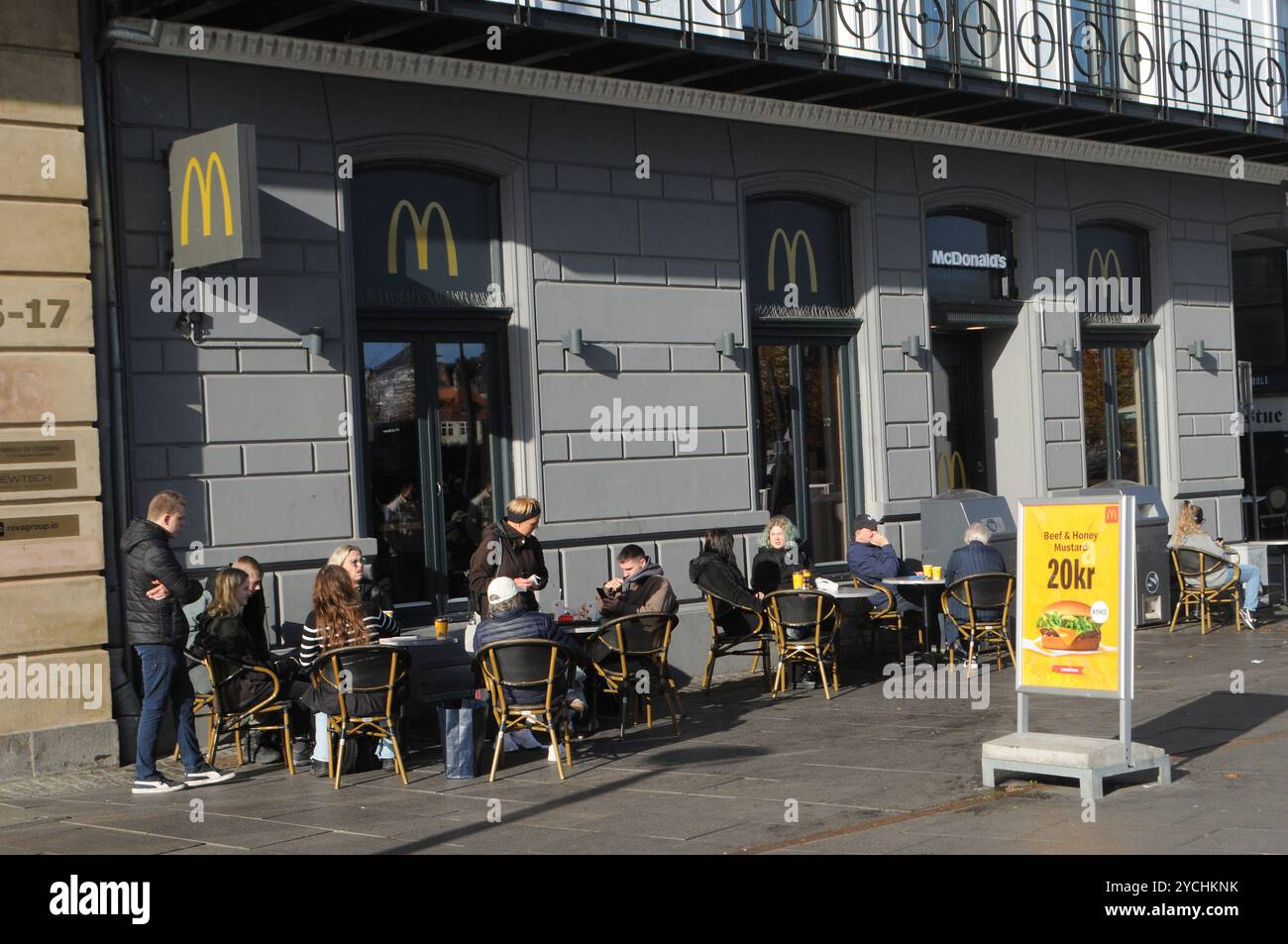 Copenhagen/ Denmark/17 September 2024/ McDonalds fast food restaurant ...