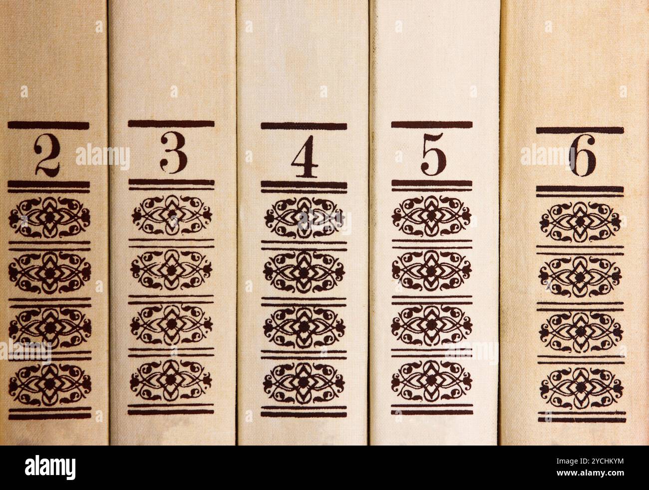 Old books standing in hi-res stock photography and images - Alamy