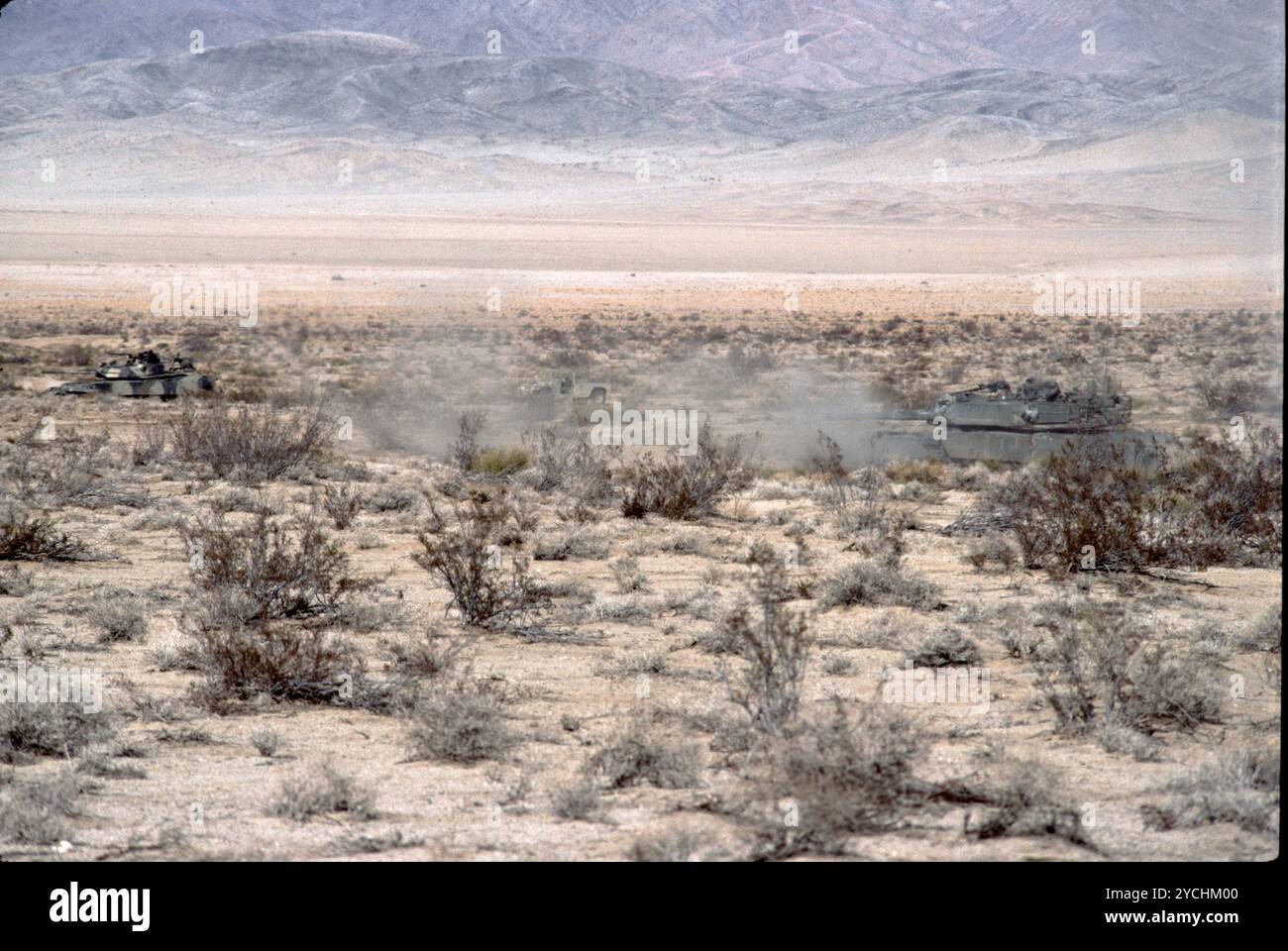 Fort Irwin, CA. USA. May 1991. Fort Irwin National Training Center ...