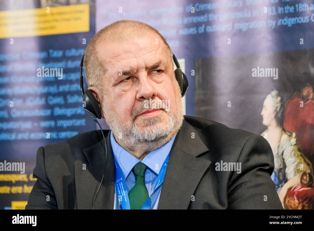 RIGA, LATVIA. 23rd October 2024. Refat Chubarov (at photo)