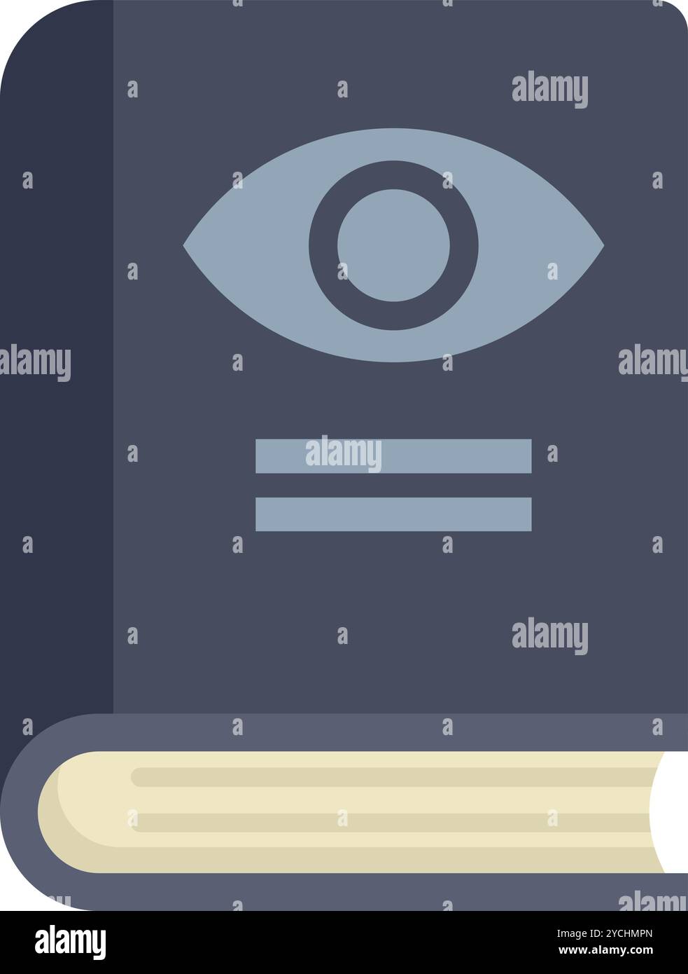 Book cover is showing an illustration of an eye, hinting at the book's ...