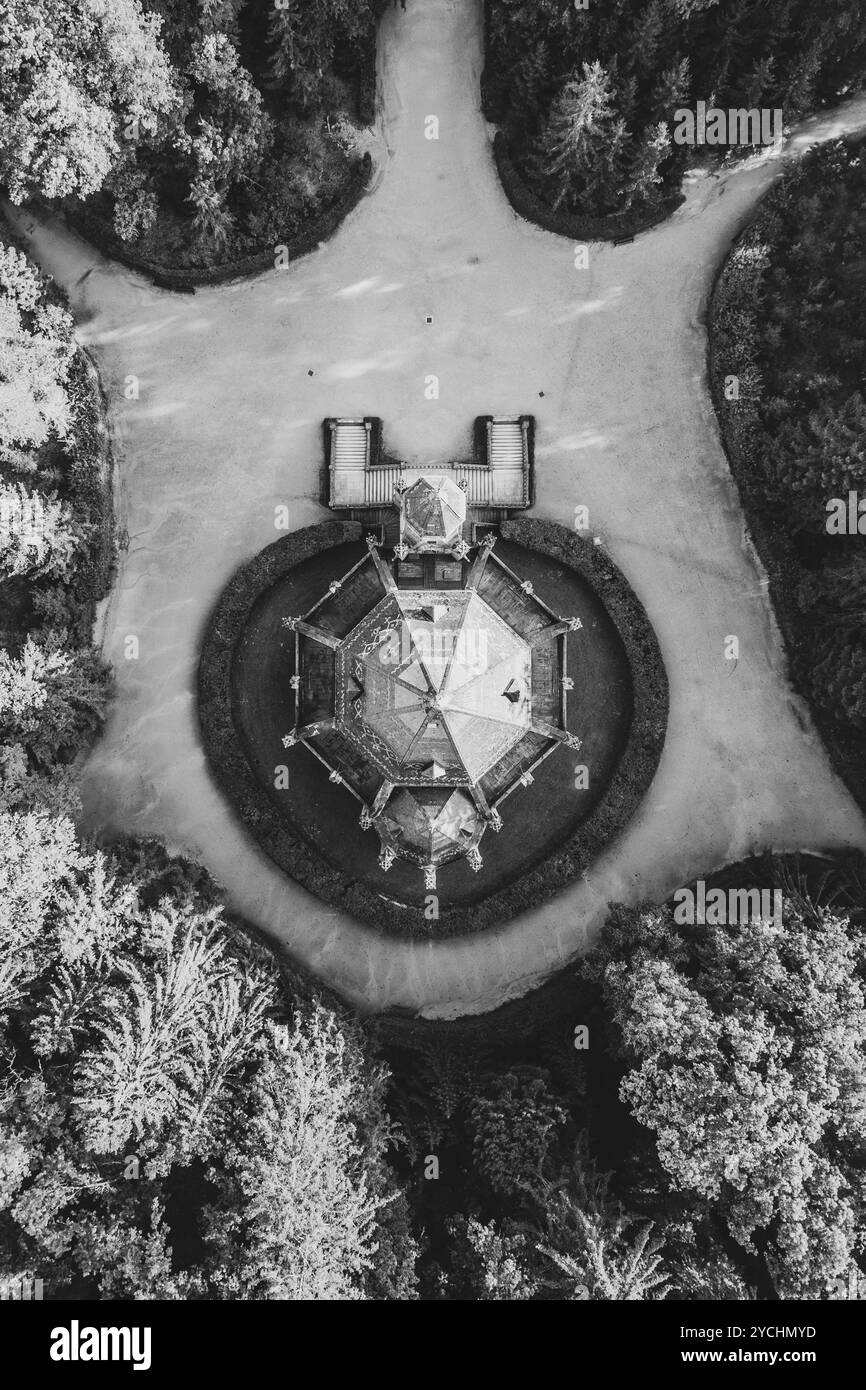 Among greenery Black and White Stock Photos & Images - Alamy