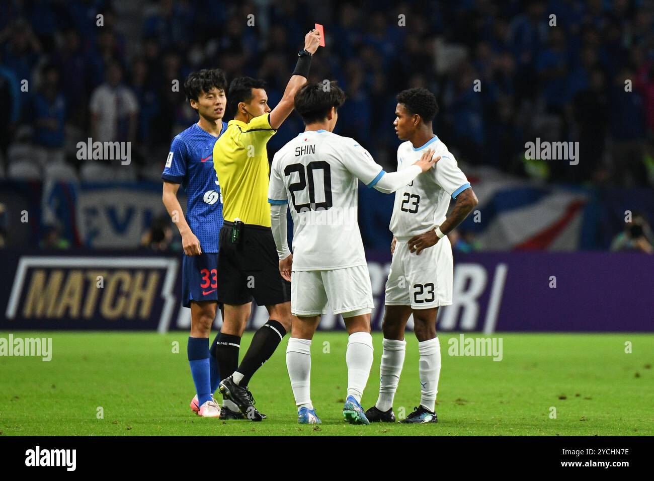 Shanghai, China. 23 October, 2024. AFC Champions League Elite - SHANGHAI SHENHUA FC(CHN) vs ...