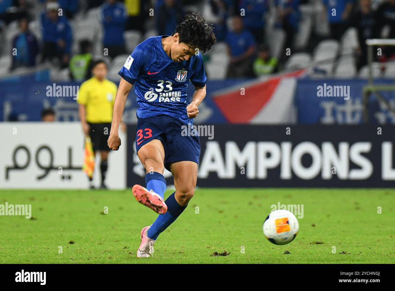 Shanghai, China. 23 October, 2024. AFC Champions League Elite - SHANGHAI SHENHUA FC(CHN) vs ...