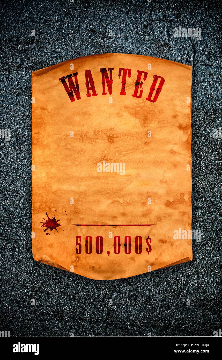 Wanted dead or alive Stock Photo - Alamy