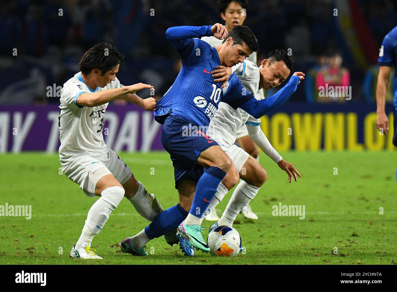 Shanghai, China. 23 October, 2024. AFC Champions League Elite - SHANGHAI SHENHUA FC(CHN) vs ...