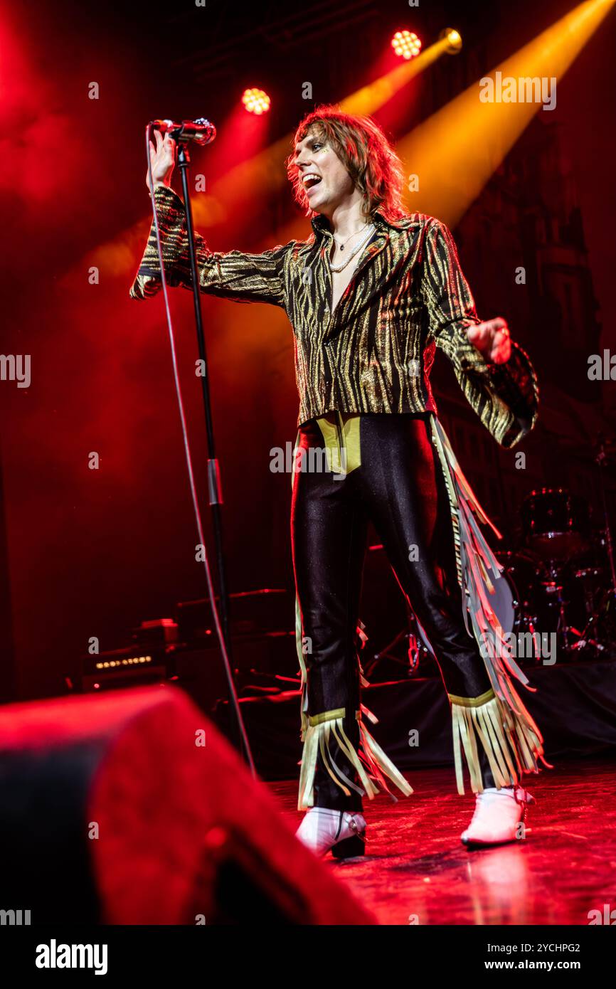 Milan Italy- 21th oct 2024. The British rock band THE STRUTS performs ...